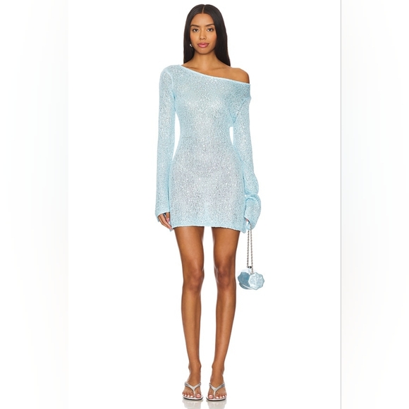 Asta Resort | Dresses | Nwt Asta Resort X Revolve Maya Long Sleeve Mini ...